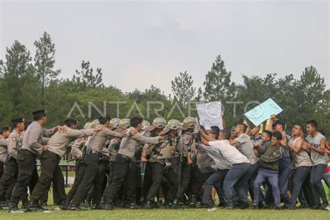 2019 Election Safety Simulation Antara Foto