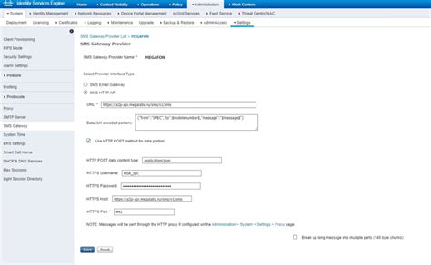 Cisco Ise Sms Gateway Issue Cisco Community