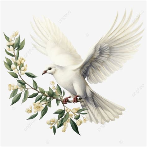 올리브 가지와 비둘기 비둘기 파리 영혼 Png 일러스트 및 이미지 에 대한 무료 다운로드 Pngtree