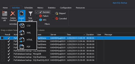 How To Get A Backup SQL Database History