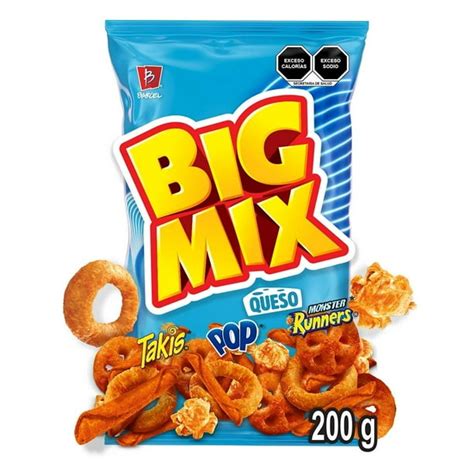 Botanas Surtidas Barcel Big Mix Sabor Queso Picante 200 G Bodega