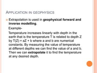 Extrapolation PPTX Physics Science