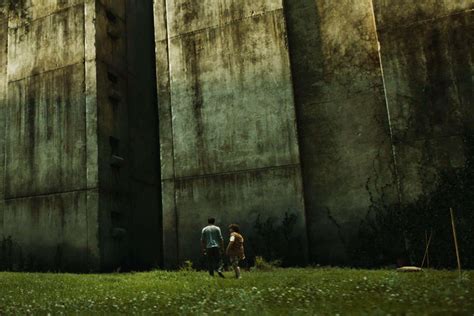 Download Thomas The Leader Of The Gladers Standing Tall In Front Of