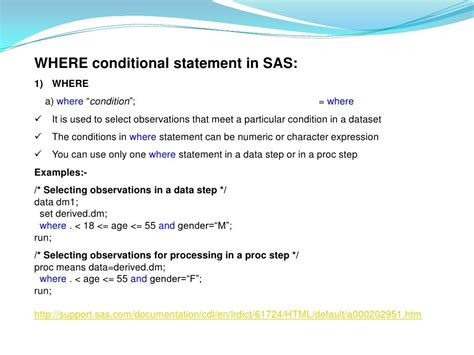 Conditional Statements In Sas Conditional Statements In Sas