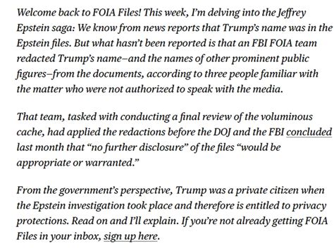 The Fbi Redacted Trumps Name In The Epstein Files Album On Imgur
