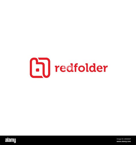 Red Folder Logo Simple Stock Vector Image And Art Alamy