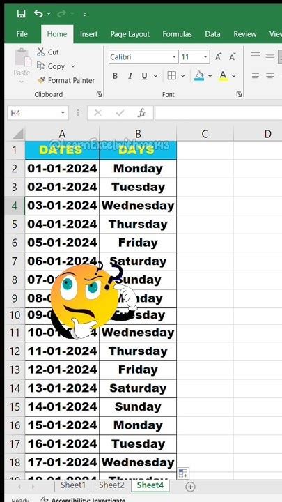 Convert Your Dates Into Days Format Excel Formulas Shorts Ytshorts Viral Ytshort 85