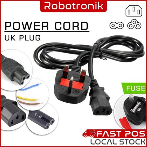 Power Cord 3 Pin Malaysia Uk Iec Pc Computer Laptop Rice Cooker Kettle Printer Mickey Mouse