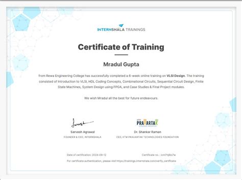 Vlsidesign Internshalalearning Semiconductorindustry