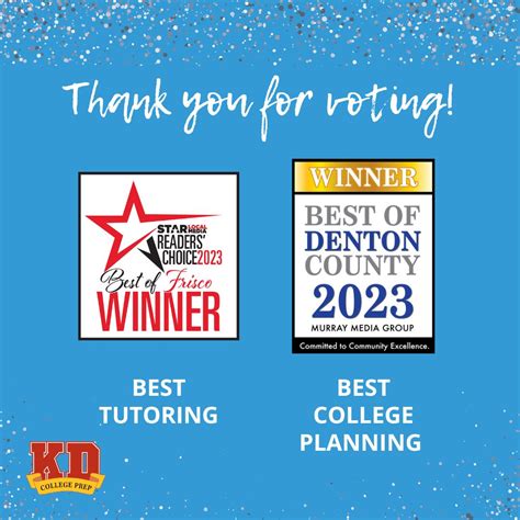 Kd College Prep Was Recently Recognized In Local Business Contests