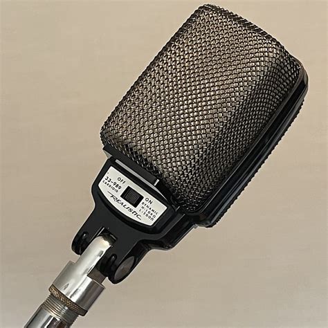 Realistic 33 989 1980s Vintage Dynamic Microphone Akg D12 Reverb