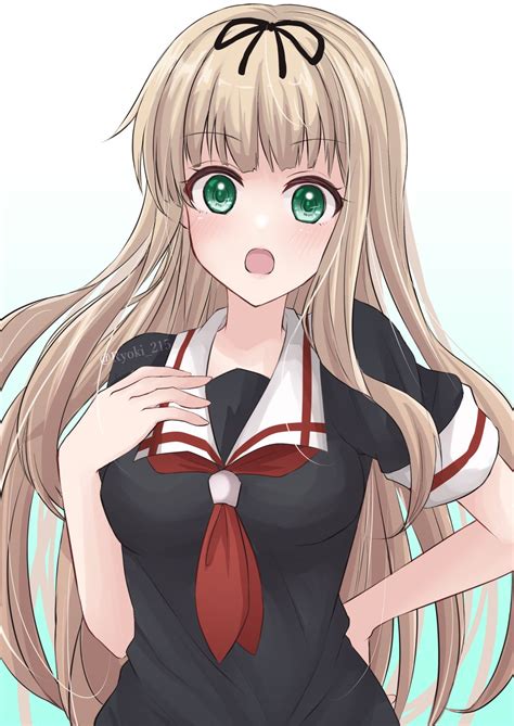 Yuudachi Kantai Collection Drawn By Ryouki Ryoki Danbooru