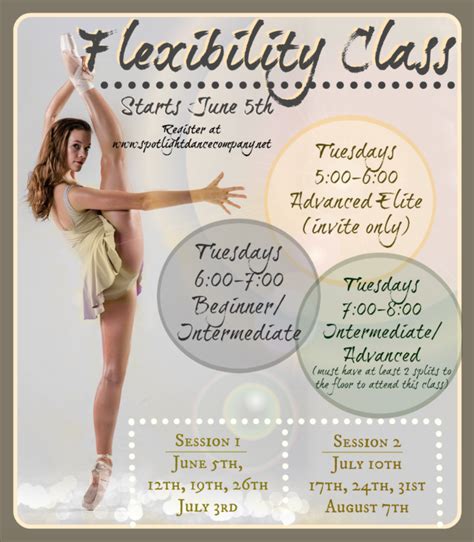 Flexibilityclass Spotlight Dance Company