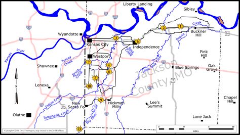 Annotated Battle Of Westport Large Scale Map