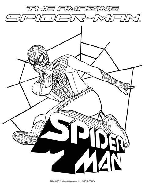 The Amazing Spider Man Coloring Pages Amazing Spider Spiderman