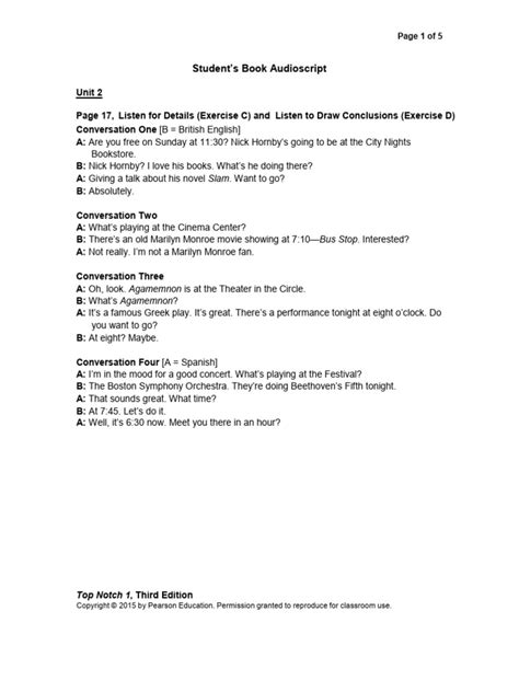 Unit 02 Audioscript Pdf