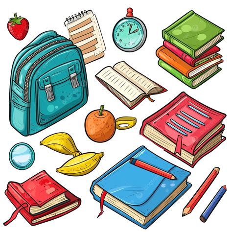 School Books Clipart Animation Clipart Best