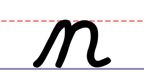 Capital Cursive Letter N
