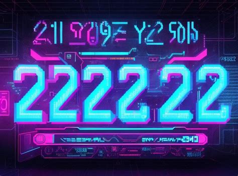 Premium Photo Futuristic Typography Loop Dynamic 2024 Text Design