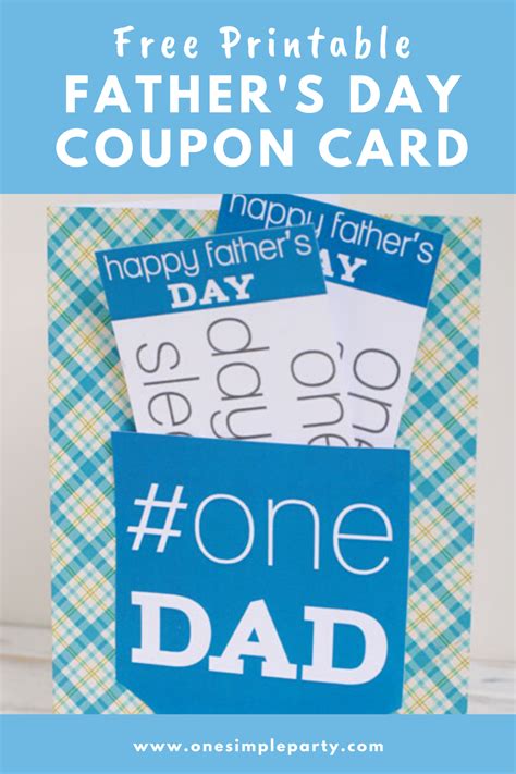 Printable Fathers Day Coupons