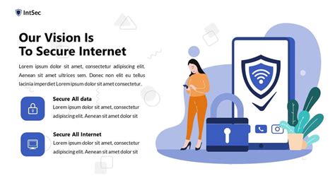 Intsec Internet Security Powerpoint Template Presentation Template