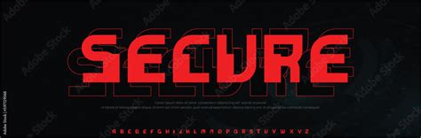 Secure Font Security Font Retro Digital Typeset Green Hacker Alphabet Pixel Unusual Type