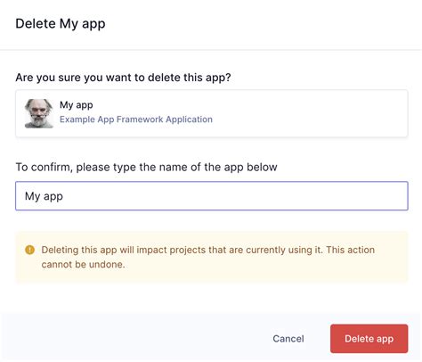 Delete An App Youve Created In Hygraph Hygraph