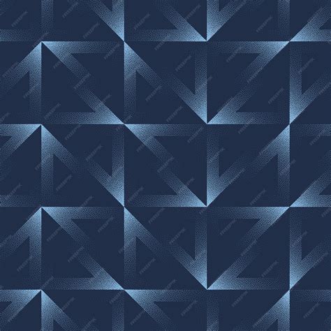 Premium Vector Triangular Grid Seamless Pattern Trend Vector Blue Abstract Background