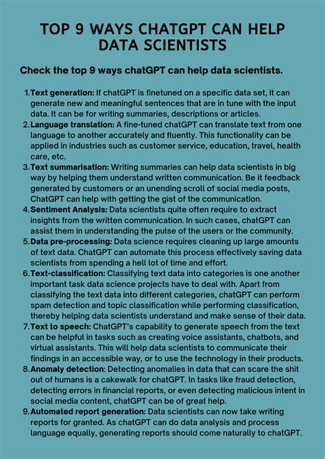 🔆 Top 9 Ways Chatgpt Can Help Data Scientists 🔆 Akshay Medium