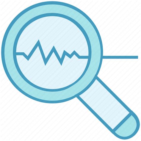 Analytics Data Analytics Explore Find Magnifier Scan Icon