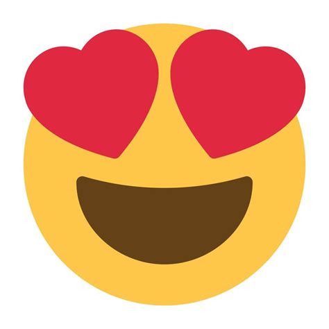 Heart Eyes Smiling Face Emoji Icon 38252181 Vector Art At Vecteezy