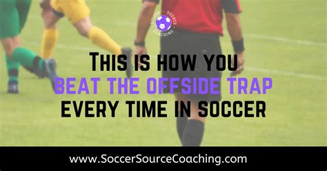 How To Beat The Offside Trap In Soccer Everytime Just Do This