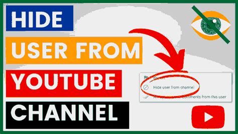 کاربرد گزینه hide user from channel در یوتیوب چیه ذهن آموز