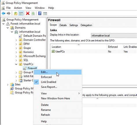 Create Firewall Rules With Active Directory Gpo It Blog