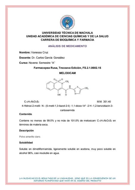 Meloxicam Pdf