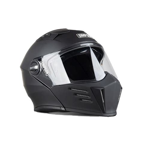 Simpson Darksome 2206 Modular Helmet Black Matt Sim V4082e06ms Modular Helmets Motostorm