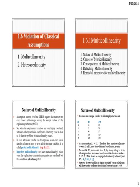 chapter one part 2 pdf multicollinearity ordinary least squares