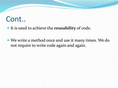 Methods In Java Pptx Programming Languages Computing