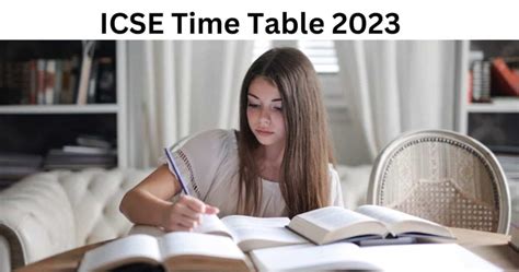 Icse Time Table 2023 Cisce 10th Class Date Sheet Pdf Link