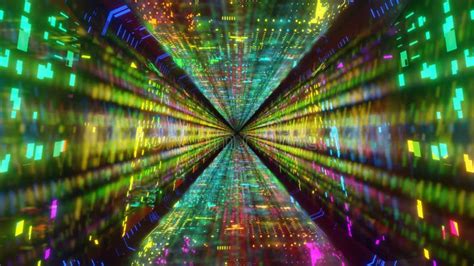 Seamless Endless Looping Animation Of The Rotational Movement Of High Tech Elements Stock