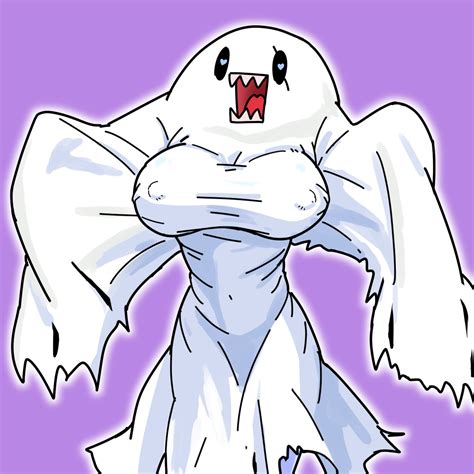 Bakemon Digimon Highres 1girl Black Eyes Breasts Digimon
