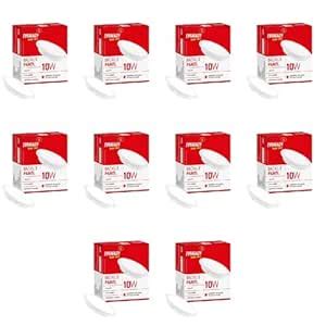 Eveready Plastic W Recessed Ceiling Light Requires False Ceiling Kv Surge Protection High