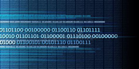 Binary Data Stream Stock Illustration Illustration Of Dimensional