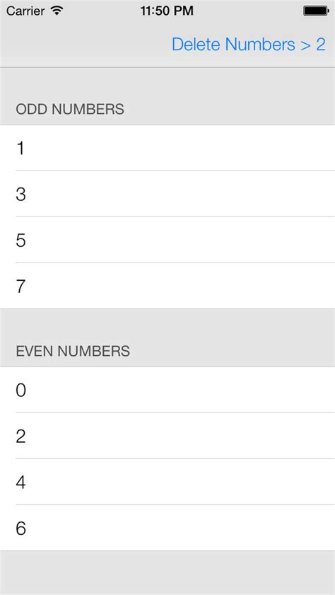 48 Deleting Cells And Sections From Table Views Ios 7 Programming