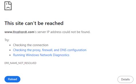 How To Fix Errnamenotresolved Error Blog