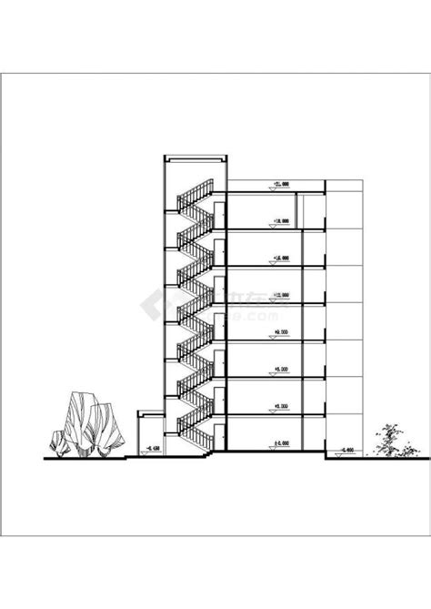 某地区跃层式住宅楼建筑设计平面图住宅小区土木在线