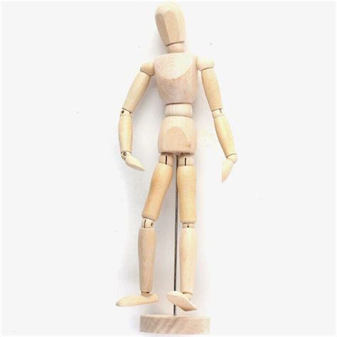 Манекен художественный из дерева мужской 30см "Человек" - купить с ...