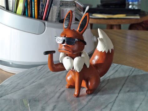 Smug Eevee Ooak Sculpture By Ladyavii On Deviantart