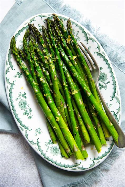 How To Roast Asparagus 5 Ingredients Healthy Nibbles By Lisa Lin