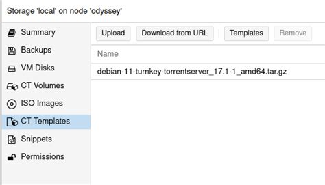 Install Turnkey Linux Core Container On Proxmox As A Template By Chris Co Uk